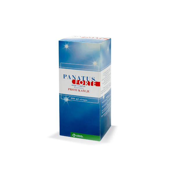Panatus forte 7,5 mg/5 ml sirup - Dihala - Gorenjske lekarne