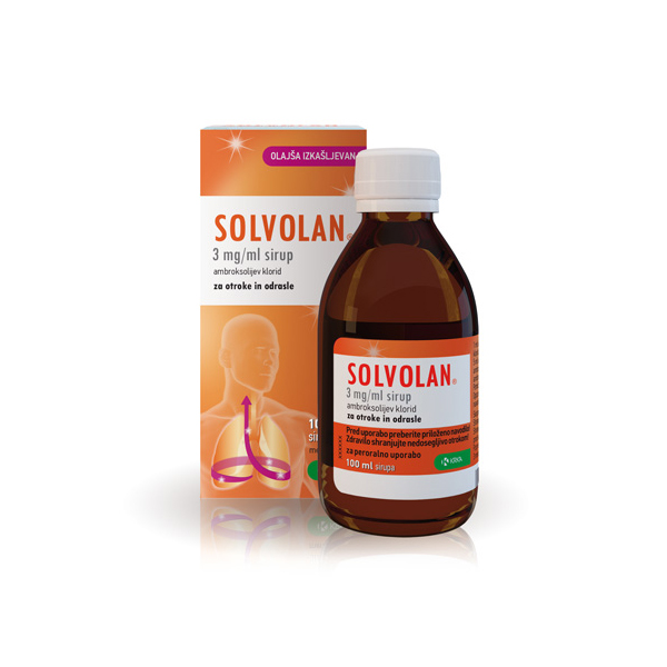 Solvolan 3 mg/ml sirup - Dihala - Gorenjske lekarne