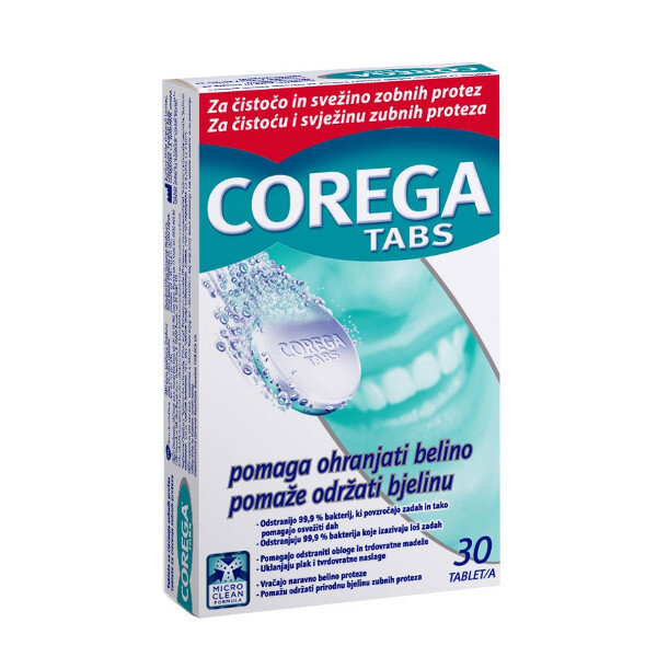Corega Tabs Dental White - Ustna votlina - Gorenjske lekarne