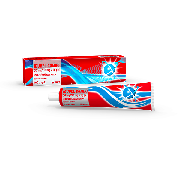 Ibubel Combo 50 mg/30 mg v 1 g gel, 100 g - Mišice, kosti, sklepi ...