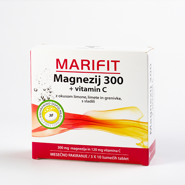 Marifit Magnezij 300 + Vitamin C, šumeče tablete - Imunski sistem ...