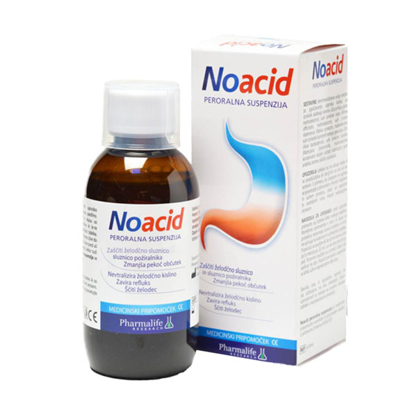 Noacid suspenzija, 200 ml - Dihala - Gorenjske lekarne