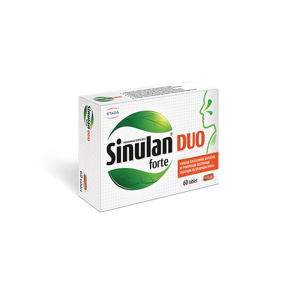 Sinulan duo forte, 60 tablet - Dihala - Gorenjske lekarne