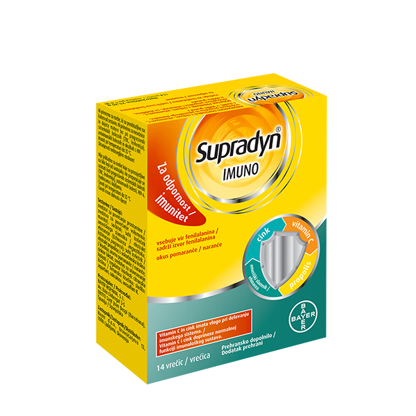Supradyn Imuno, granule - Dihala - Gorenjske lekarne