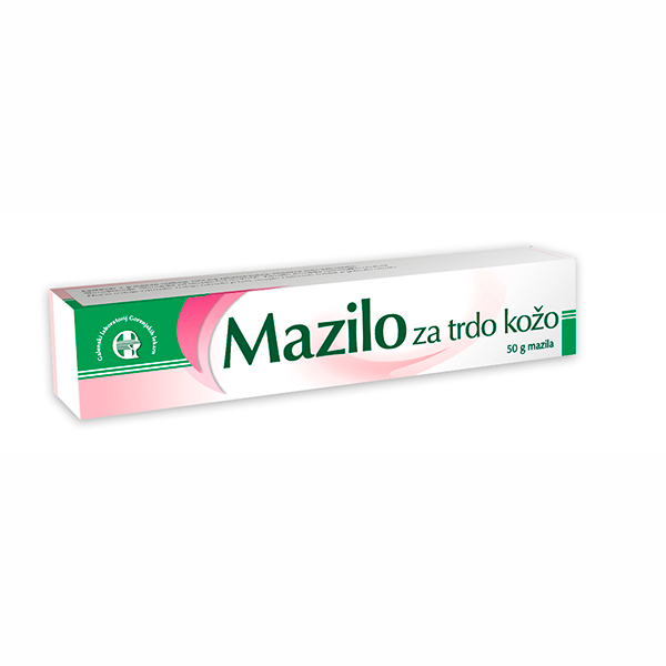 Mazilo za trdo kožo - Koža in sluznica - Gorenjske lekarne