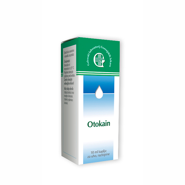 Otokain kapljice za uho - Čutila - Gorenjske lekarne
