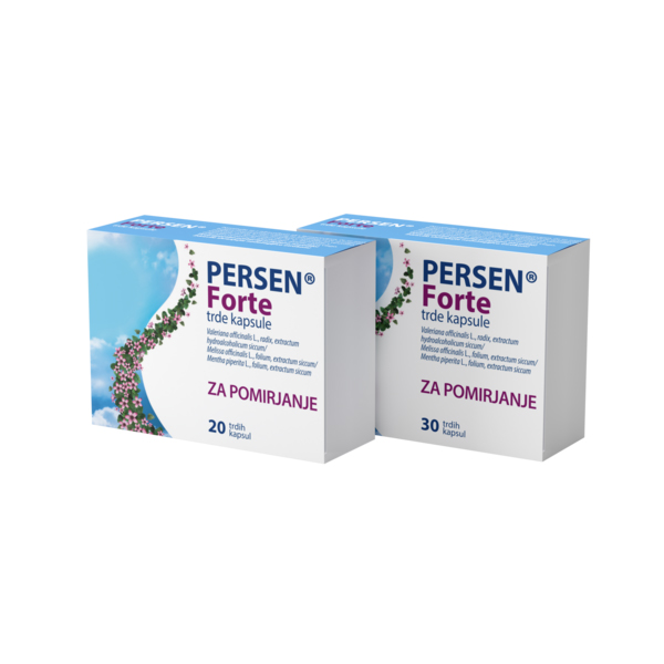 Persen forte trde kapsule, 20 tablet - Živčevje - Gorenjske lekarne